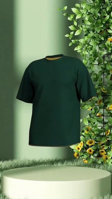 3д-визуализация мужской двухсторонней футболки