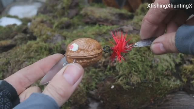 Изготовление воблера из грецкого ореха