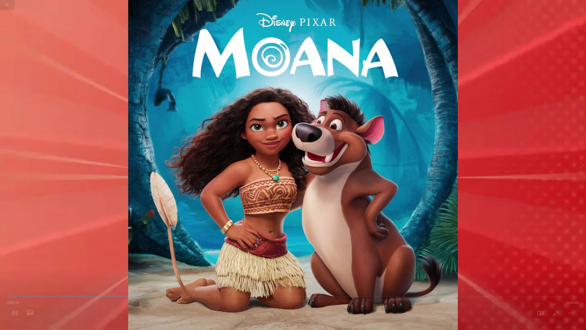 Disney Pixar Posters - AI is so wild Moana and Alladin, Timon and Pumba