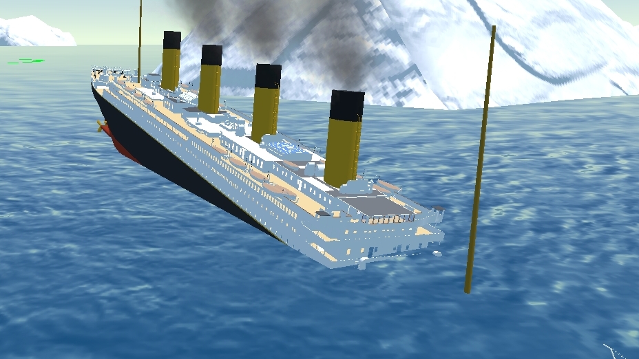 пароходы против айсберга!