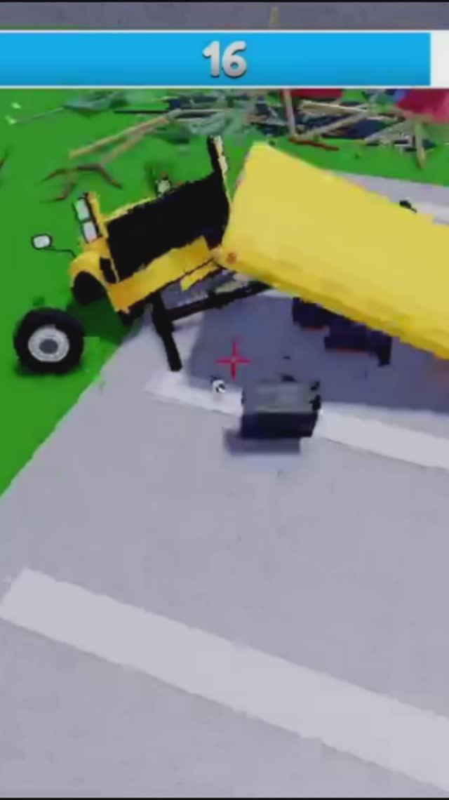 плохой котенок взорвал автобус ))  #взрыв #роблокс #игры #плохойкотенок #котенок #автобус