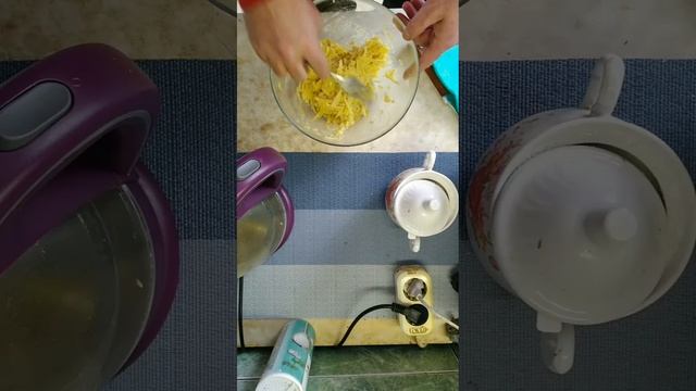 Двойной завтрак в Узбекском Казане Омлет и Белорусские Драники от Дяди Саши !