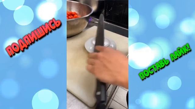 Как быстро порезать помидоры черри