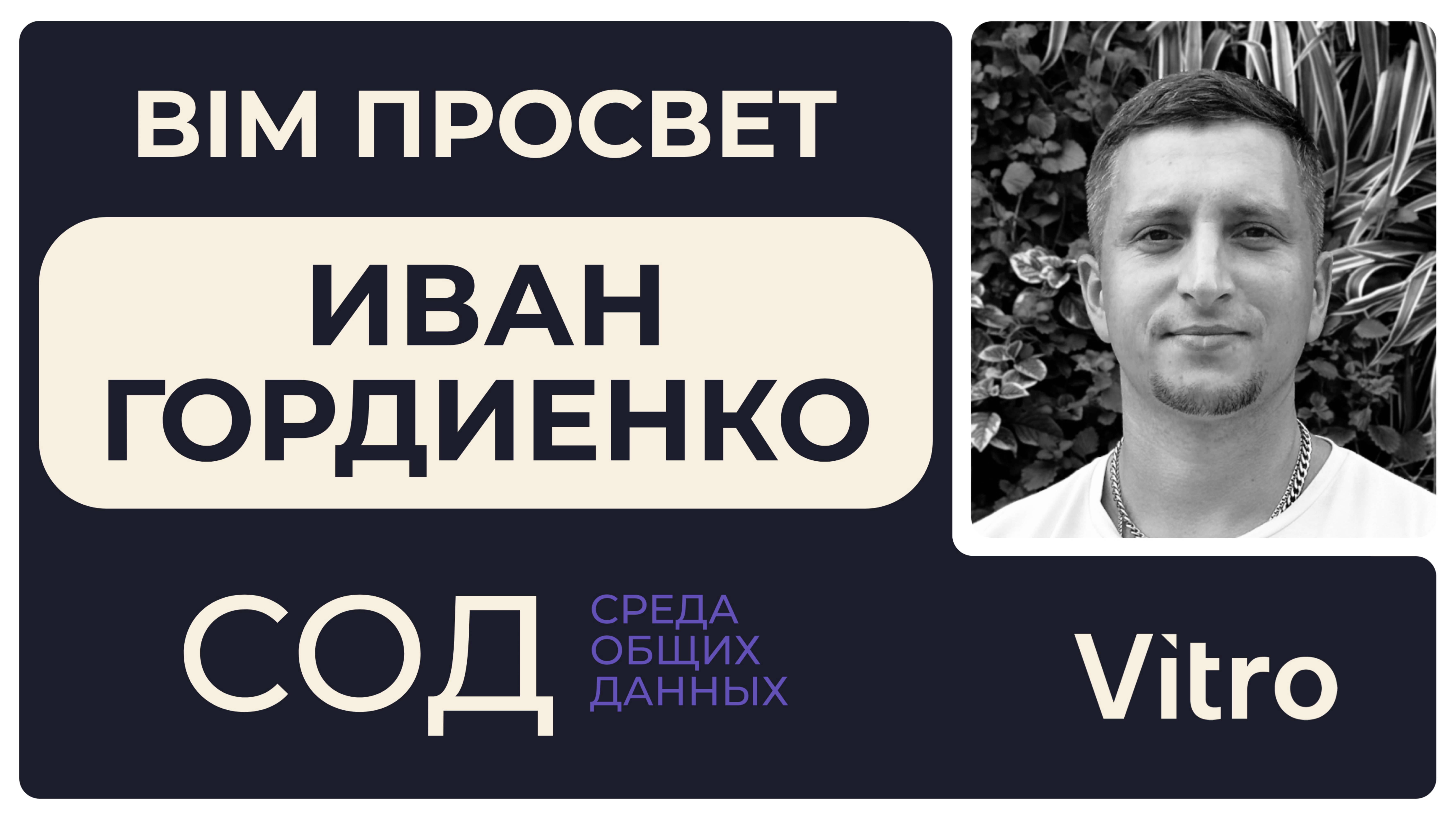 СОДы в проектировании и строительстве. Решение Vitro-CAD. Иван Гордиенко. BIM Просвет 22.02.2025