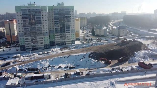 Так строится развязка Ш.Косм и Карпинского