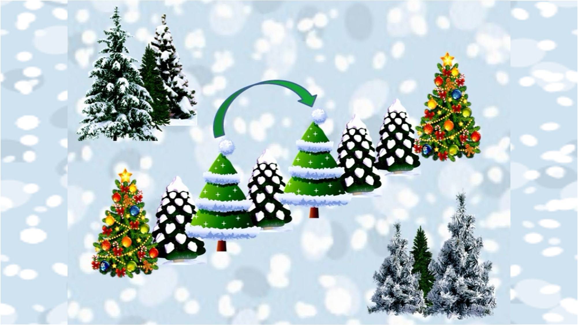 Шёл по лесу Дед Мороз Диктант (схема)