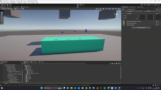 Unity VR - 4 - Hand Tracking + Climbing
