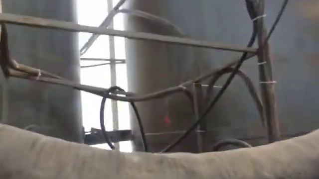 Установка поворотной видеокамеры на стройплощадке компании "Фенсма". Комп-ия Азбука Видеонаблюдения