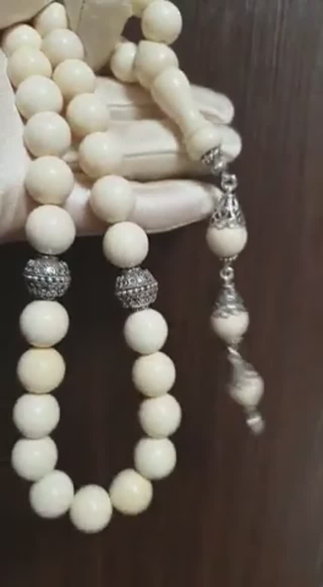 Мусульманские четки из бивня мамонта 02/33