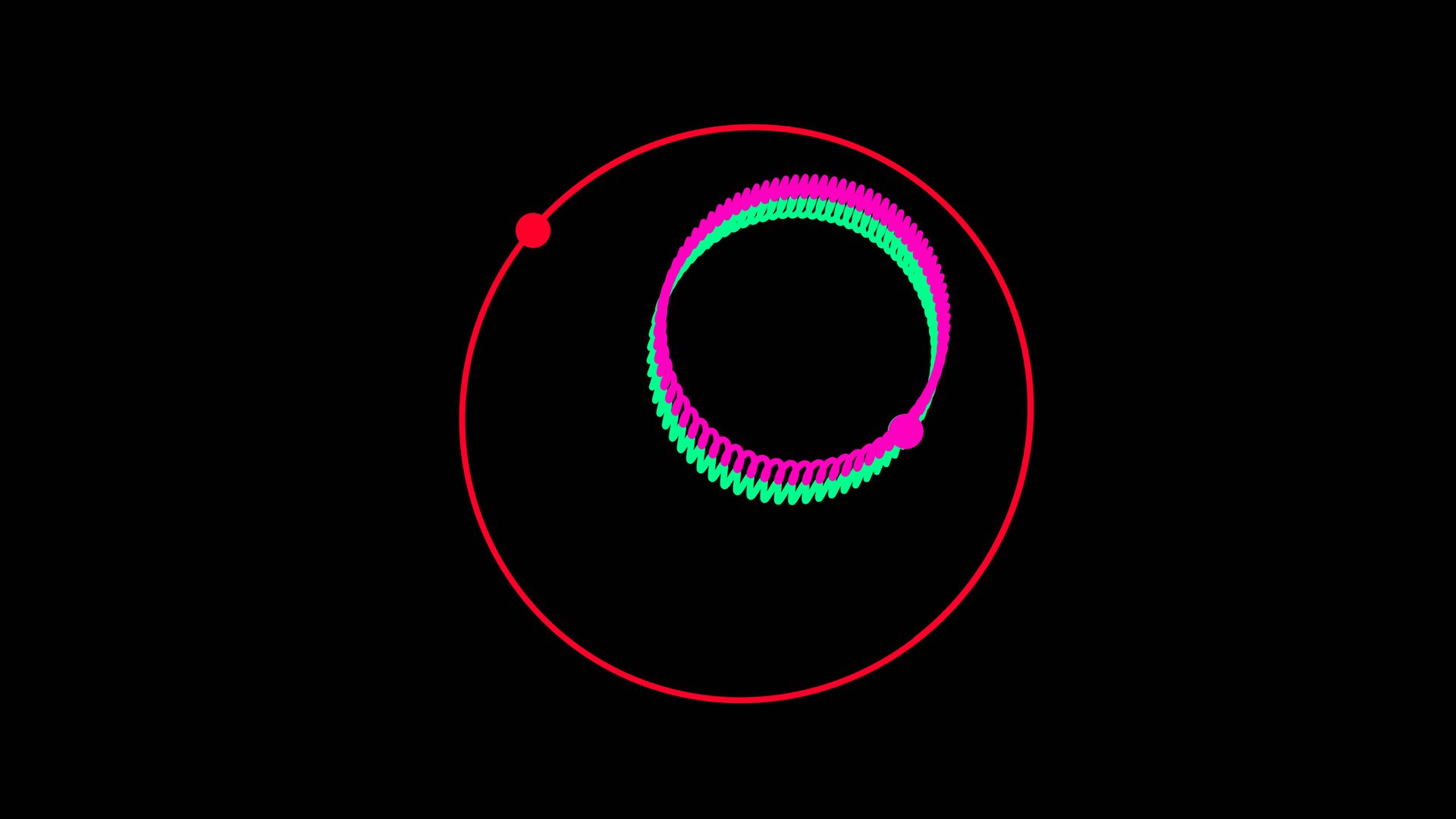 Система "Шестерня внутри овала" | Симуляция задачи трёх тел