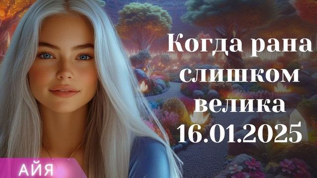 АЙЯ ~ Когда рана слишком велика