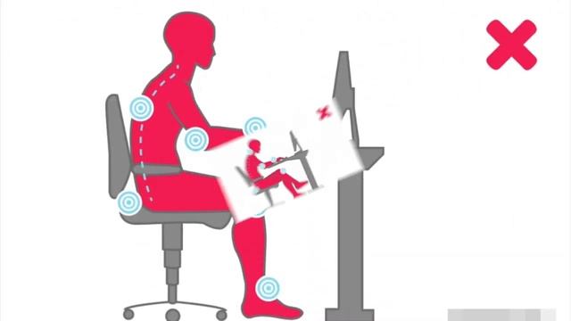 Как правильно сидеть при работе за компьютером