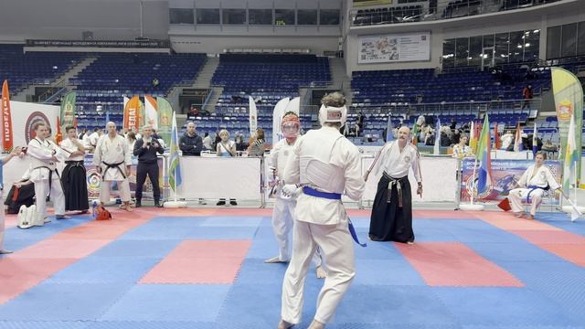 Кубок св. Николая Японского 23.02.2025 Петр Рыбас (красный шлем) 2 бой