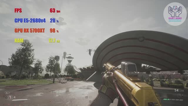 E5-2680 v4 + RX 5700XT TEST 10 GAMES FULLHD