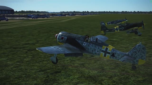 FW 190 A-5. Загрузка бомб: 1/SC-500; 4/SC-50. Сервер FRONT LINE.