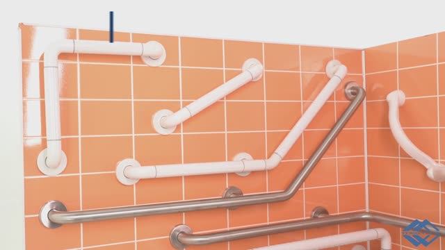 Санитарные поручни моделей Med-Mos МСПН С2, С3, С4, С5, С6, С7, С10, С11, С12