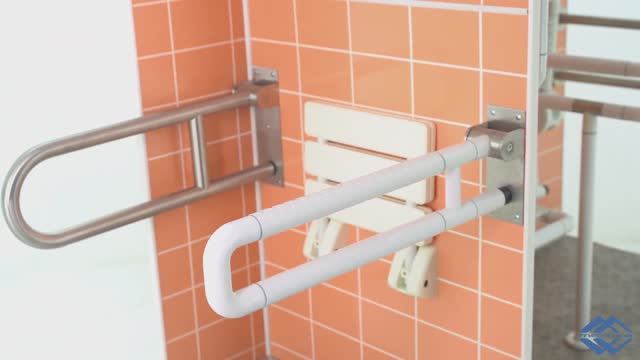 Откидные настенные санитарные поручни Med-Mos МСПН С1, С8, С9, С13