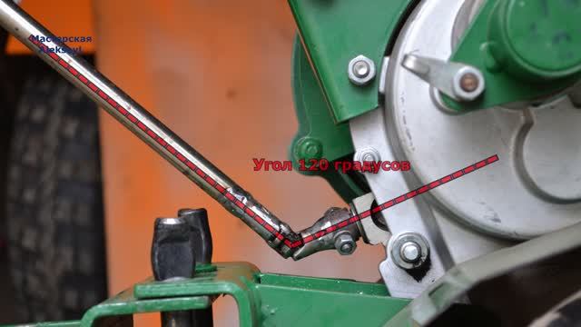 Переключатель передач для мотоблока. Удлининенный рычаг переключения скоростей / H-shifter homemade