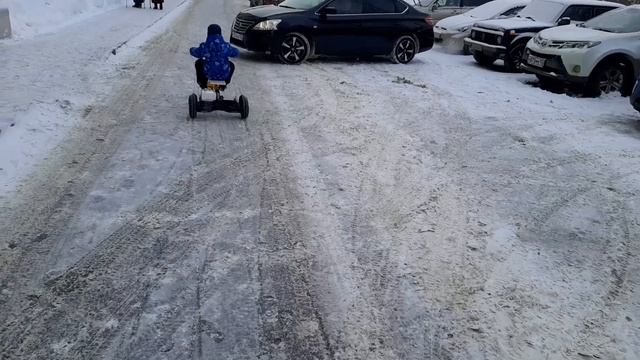 Трицикл готов,первый выезд