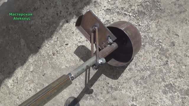 Бур своими руками. Бур и разбуриватель для ручного бурения. / Homemade earth auger. Earth drill. DIY