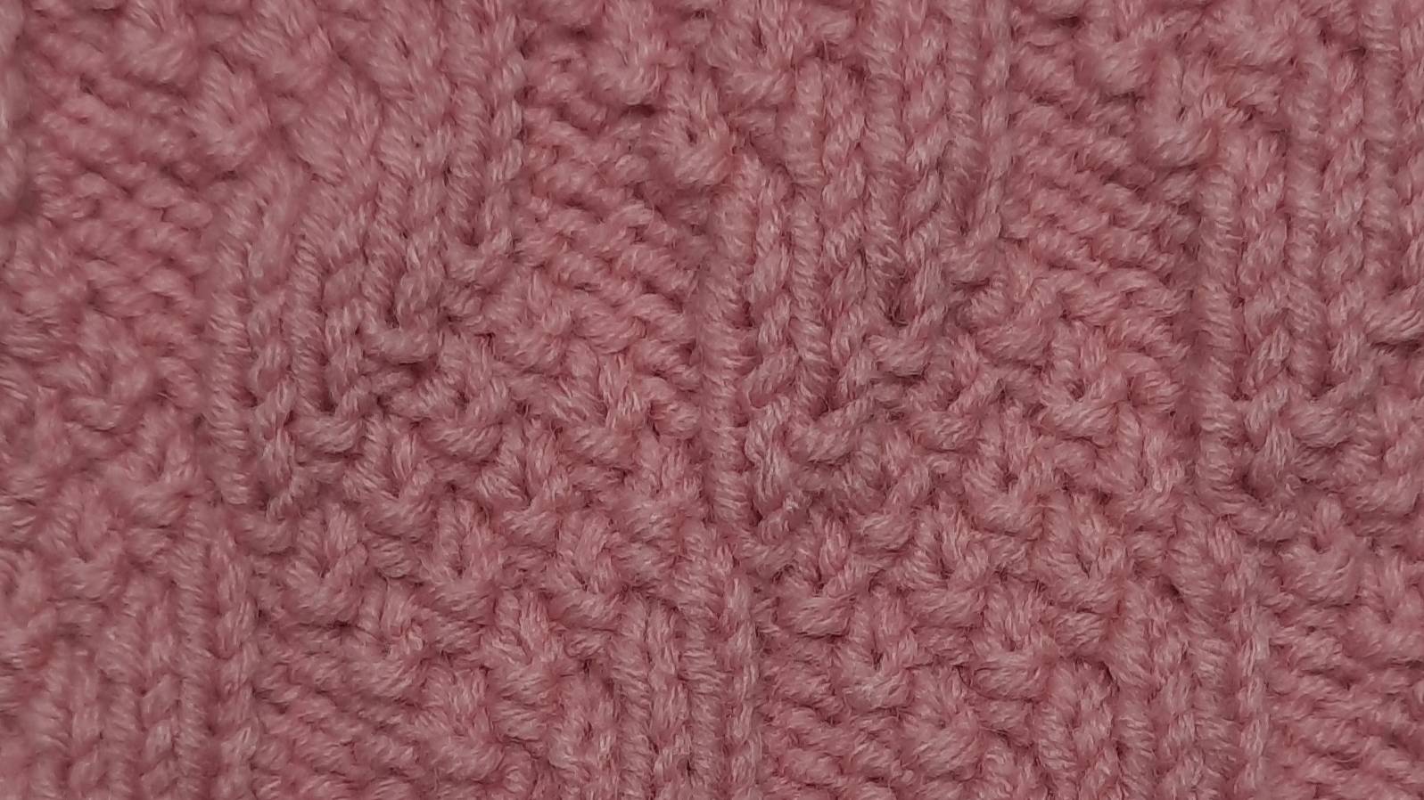 Рельефный узор для теплых вещей