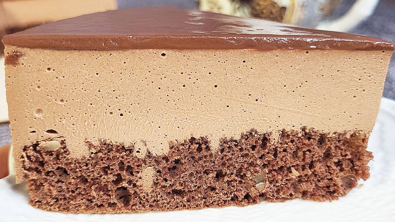 🍫 Шоколадный мусс на сметане БЕЗ СЛИВОК! Настоящая находка!!! 👍 Замена сливочному муссу 🎂