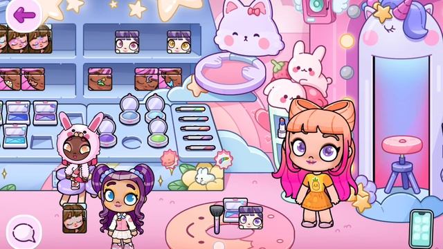 делаю алю и хлою в аватар ворлд