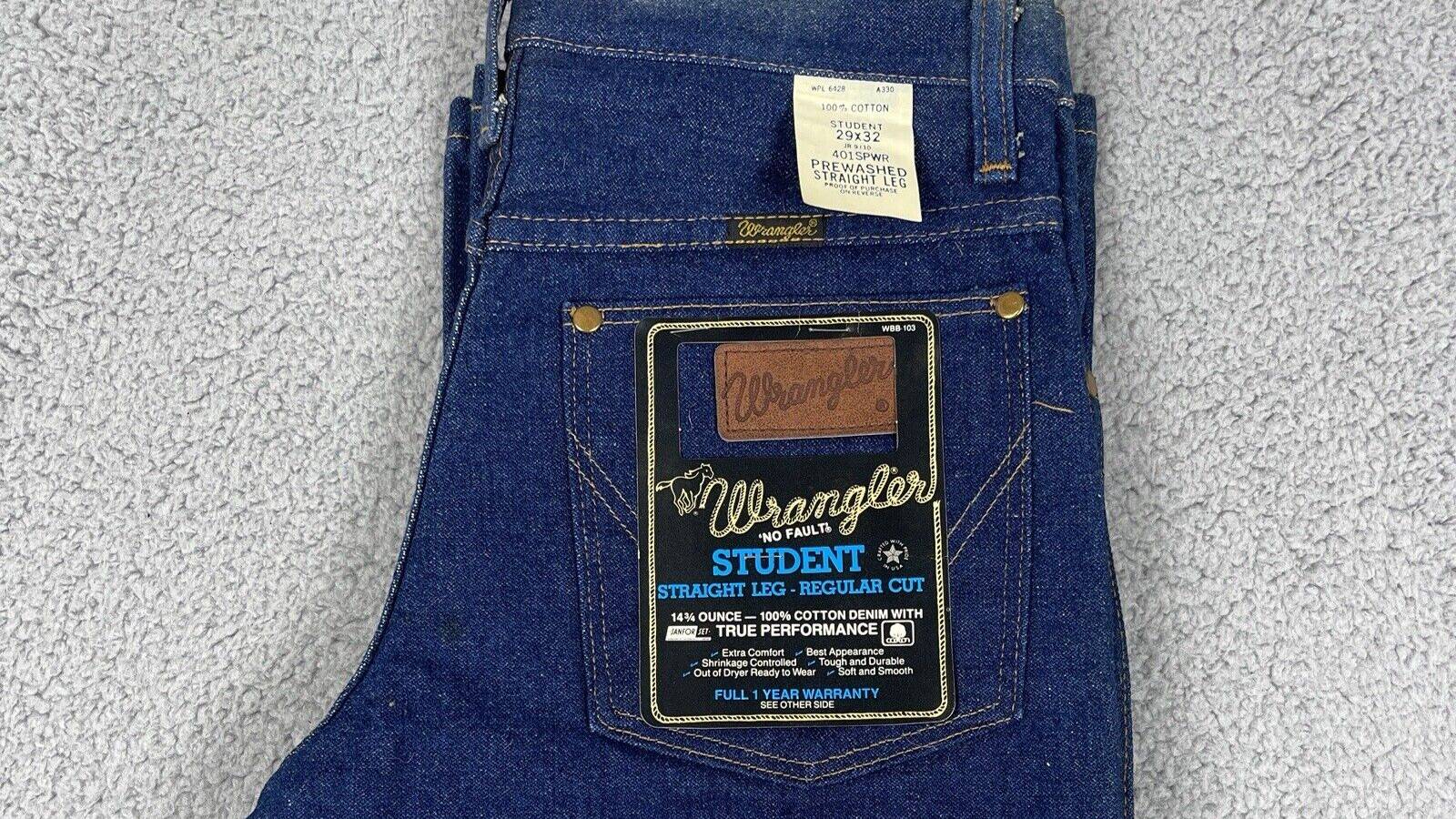 Джинсы женские  Deadstock Wrangler расклешенные  70-х годов, необработанные сша.