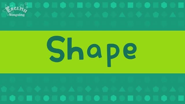 Словарь английских слов "Фигуры на английском языке - Shape"