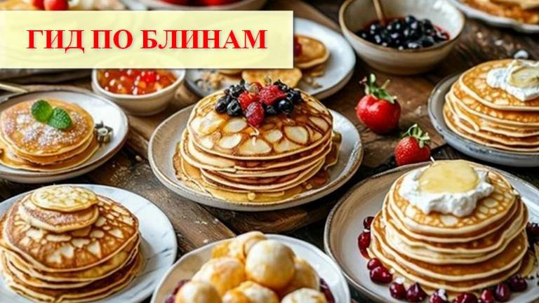 Гид по блинам.Все рецепты. Выбери свой вкус