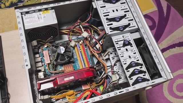 РЕМОНТ КОМПЬЮТЕРА, ВСЁ ПОМЕНЯЛ, СОБРАЛ ДРУГОЙ. 775socket intel Core Duo Seagate DDR3 DDR2 HD4870AMD