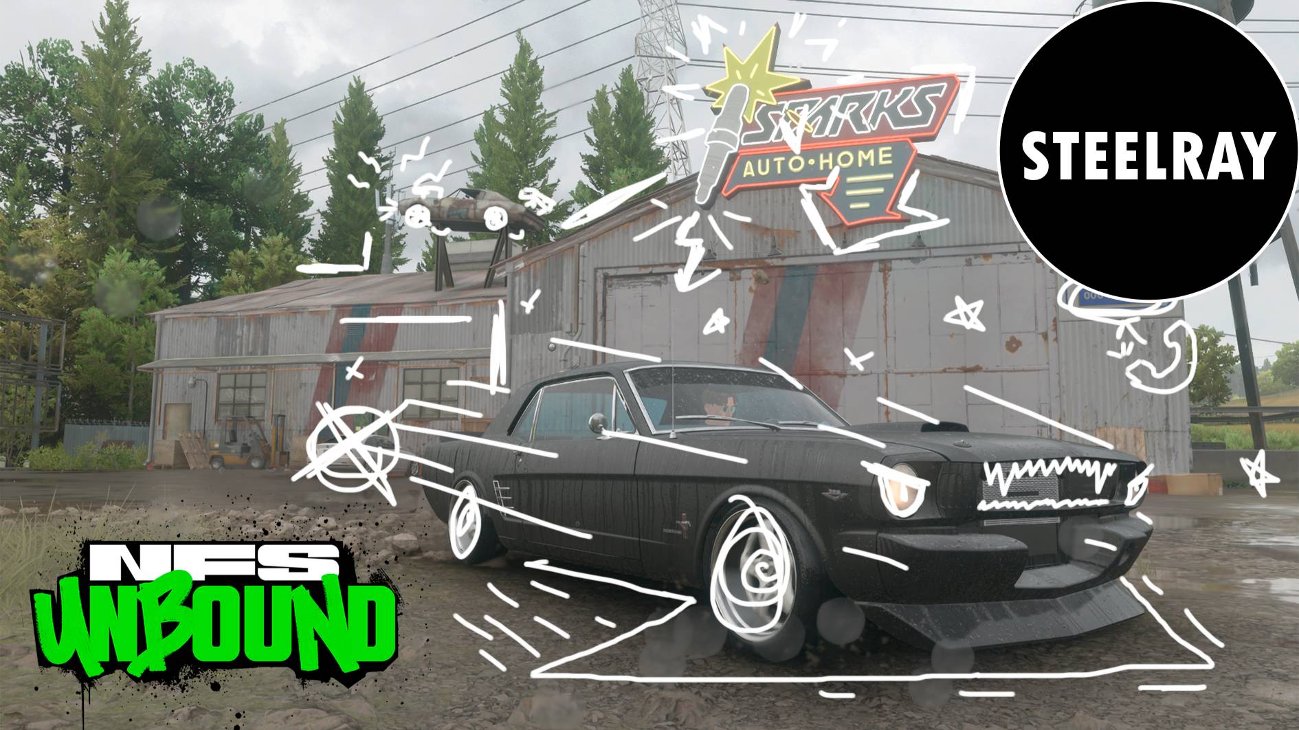 NFS Unbound Ford Mustang "Matte Stripes"