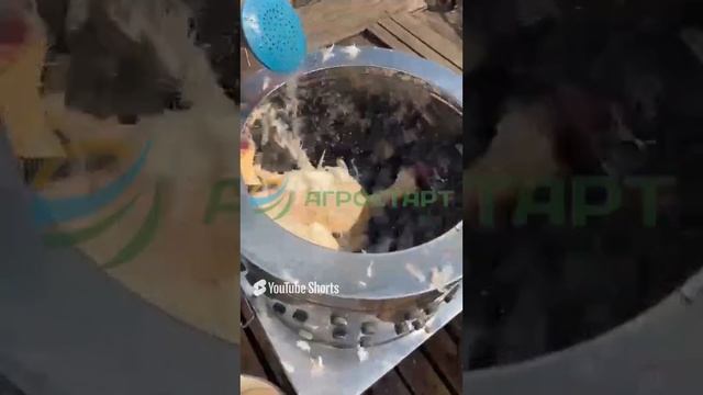 Перосъемная машина NT600A АГРОСТАРТ. Ощип утки. отзыв покупателя