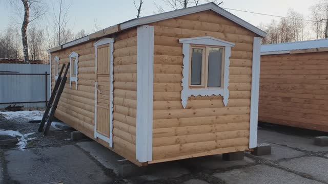 Заказ-Дом: купить готовую мобильную баню из Пестово - перевозные под ключ в Московской области