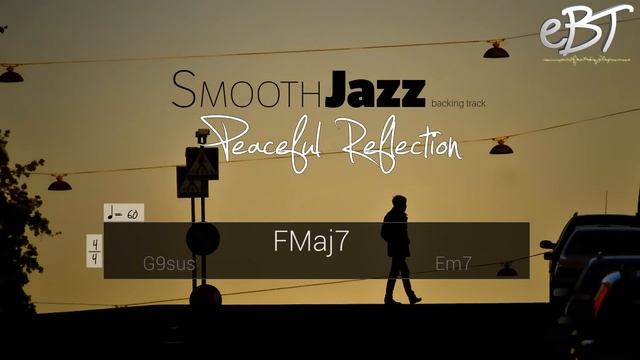 Минусовка для импровизации на гитаре Smooth Jazz C Major ｜ 60 bpm