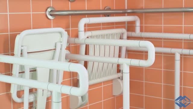 Напольные санитарные поручни Med-Mos МСПН П1, П2, П3, П4, П5, П6