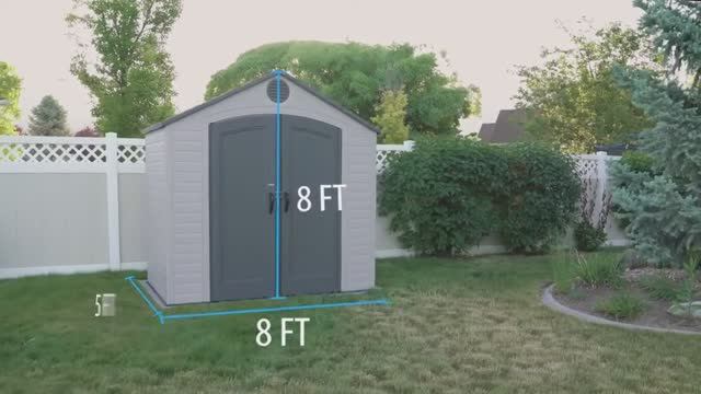 Пластиковый сарай LifeTime 8'x5'
