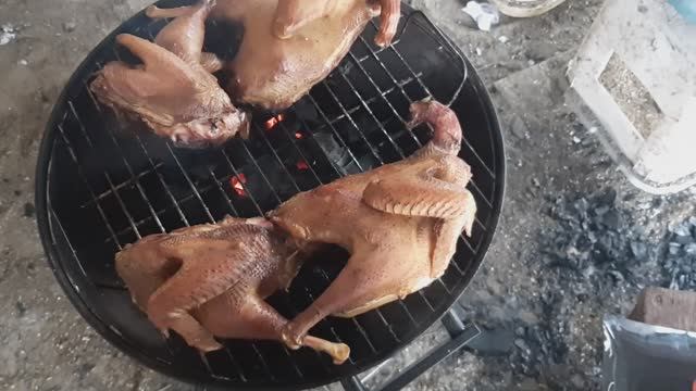 Курица гриль барбекю