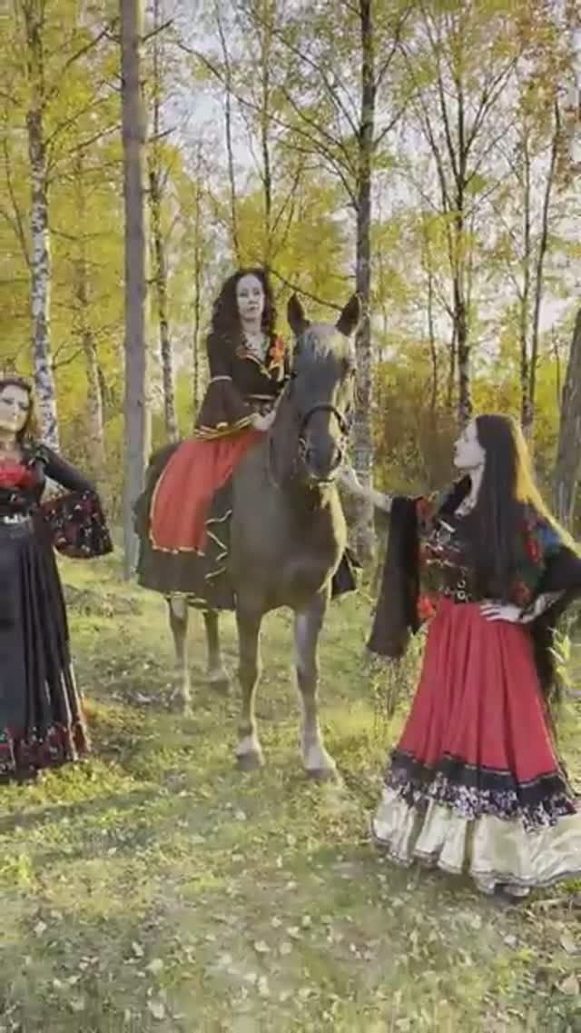 Цыганские танцы и песни "Бирюзовые колечки" популярный певец Сергей Тарасов, цыганский коллектив.