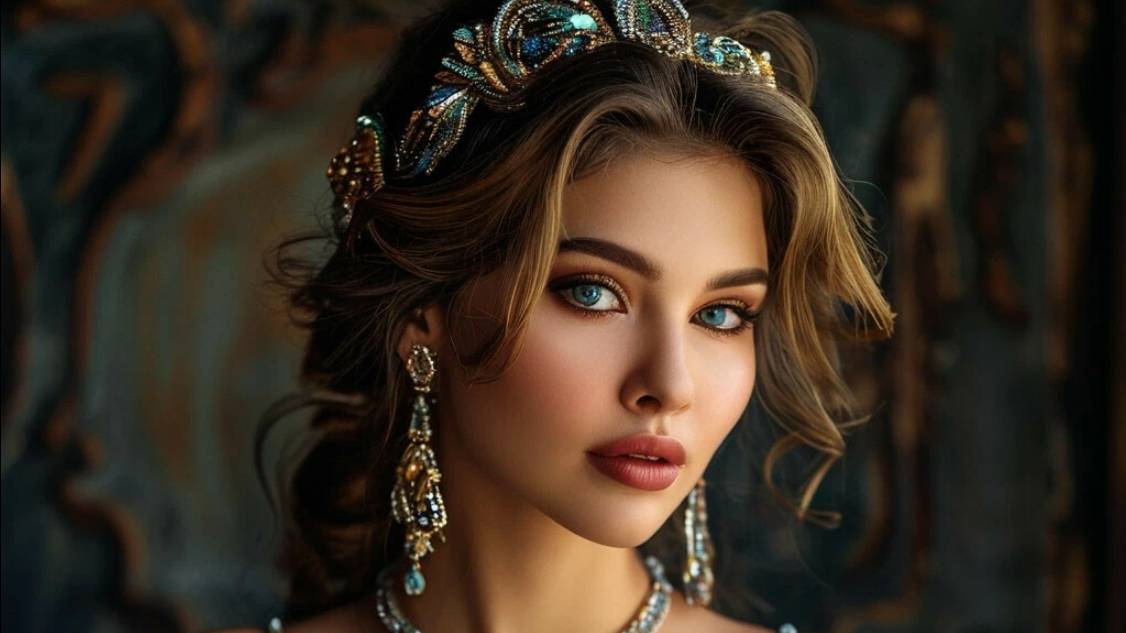 Красивые девушки слайд шоу нейросеть