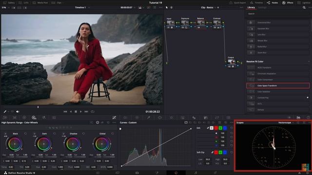 Кинематографичный вид | Без LUT, Без Плагинов в DaVinci Resolve 19