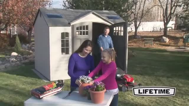 Пластиковый сарай LifeTime 7'x4,5'