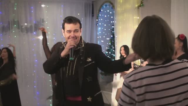 Дискотека в восточном стиле "Салма". Певец Евгений Берлин на вечеринке. Школа танцев "Экспромт".