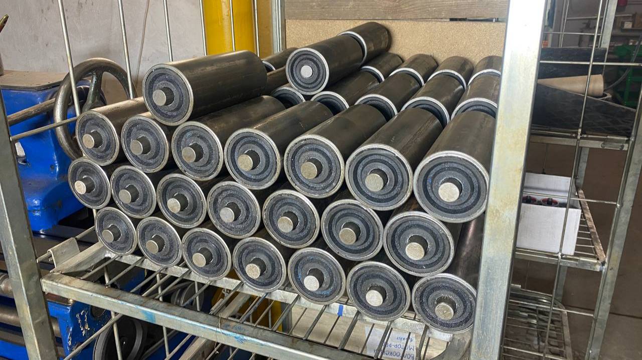 Конвейерные ролики диаметром 76 - стандартные и дефлекторные