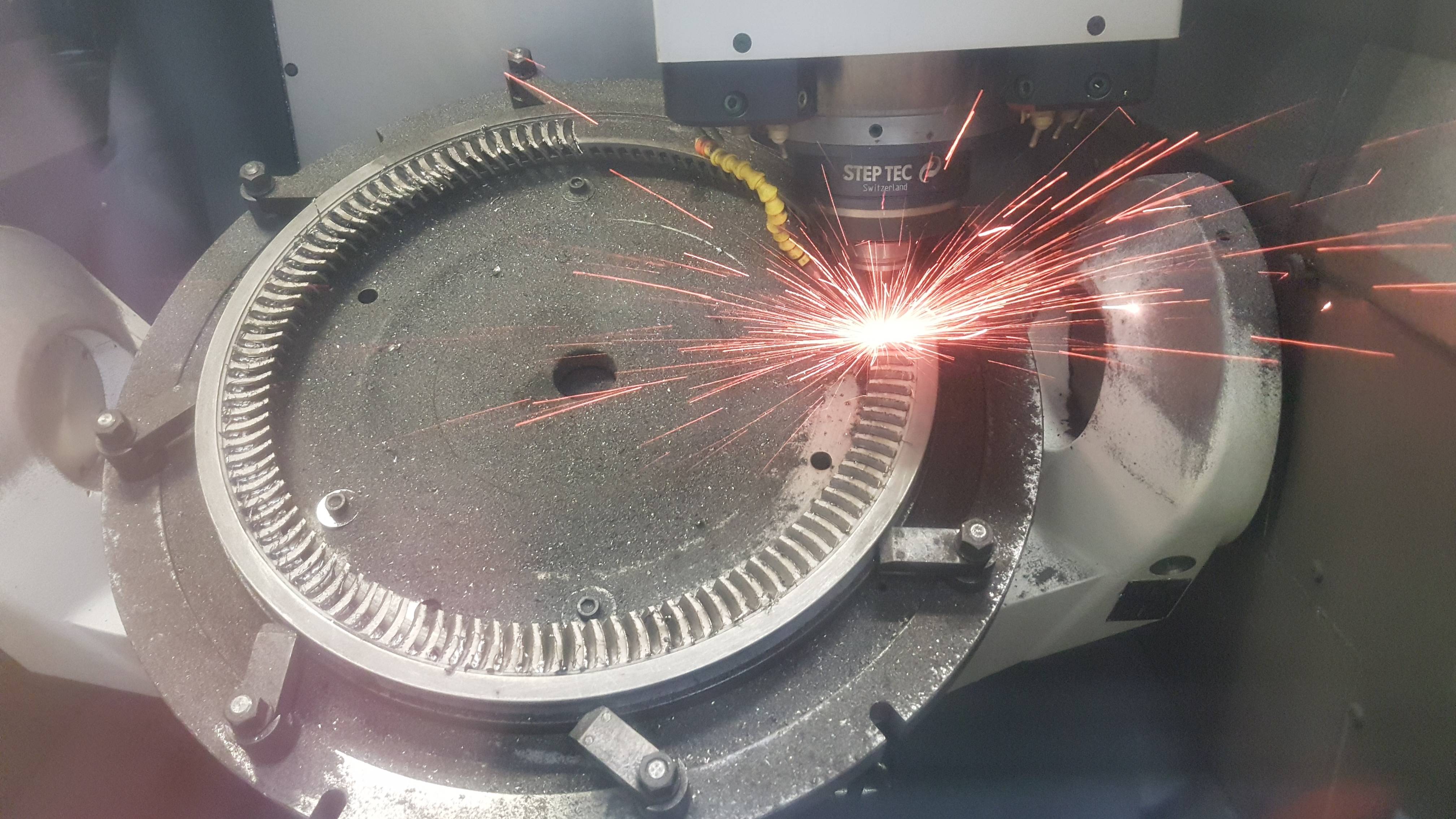 Работа пятиосевого фрезерного станка #фрезеровка