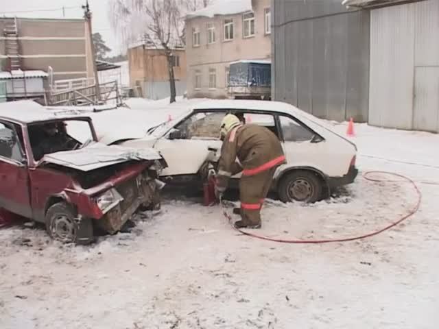 Боковое столкновение автомобилей