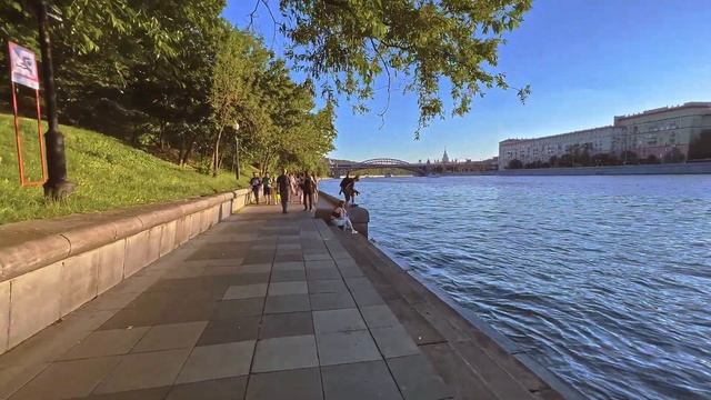 Москва ☀️ Прогулка по Москве-реке - Пушкинская набережная - Смотровая площадка РАН