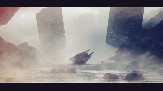 Давящая эмбиент музыка [видео 4К]: футуристический пейзаж, антиутопия, дарк индастриал