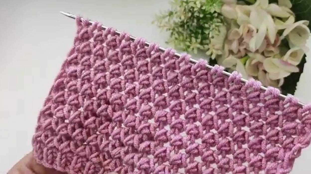 Узор связанный спицами | узор | вязание