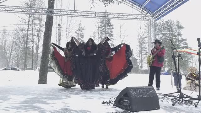 Цыганский танец "Попурри" Сергей Иванов и цыганский коллектив "Экспромт". Цыганский ансамбль. Шоу.